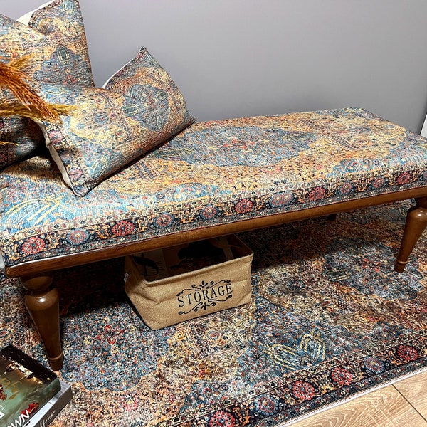 Upholstered Bench - Etsy