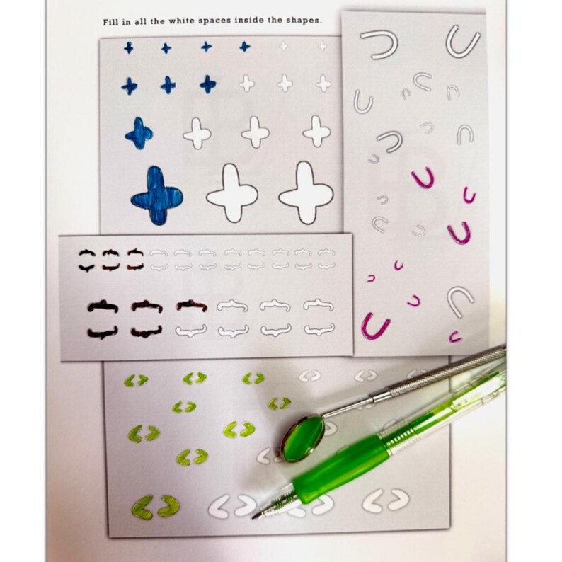 Dental Dentistry Dexterity Practice Sheets Manual for Dental Students ...