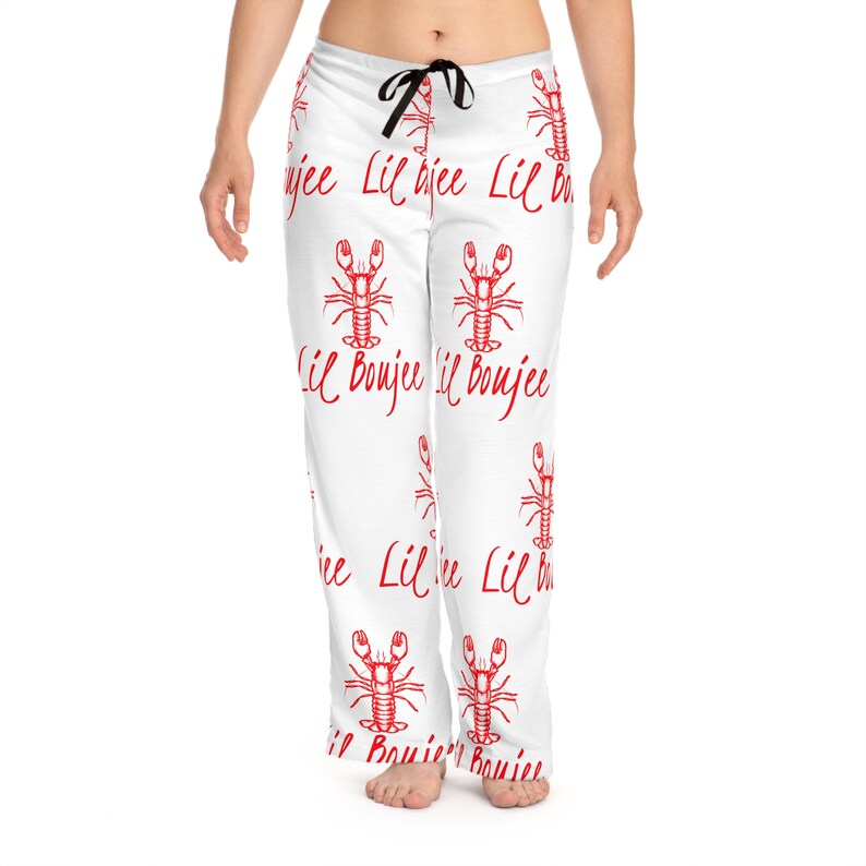 Lobster Women's Pajama Pants, Women's Loungewear, Relaxed Fit Pajama ...