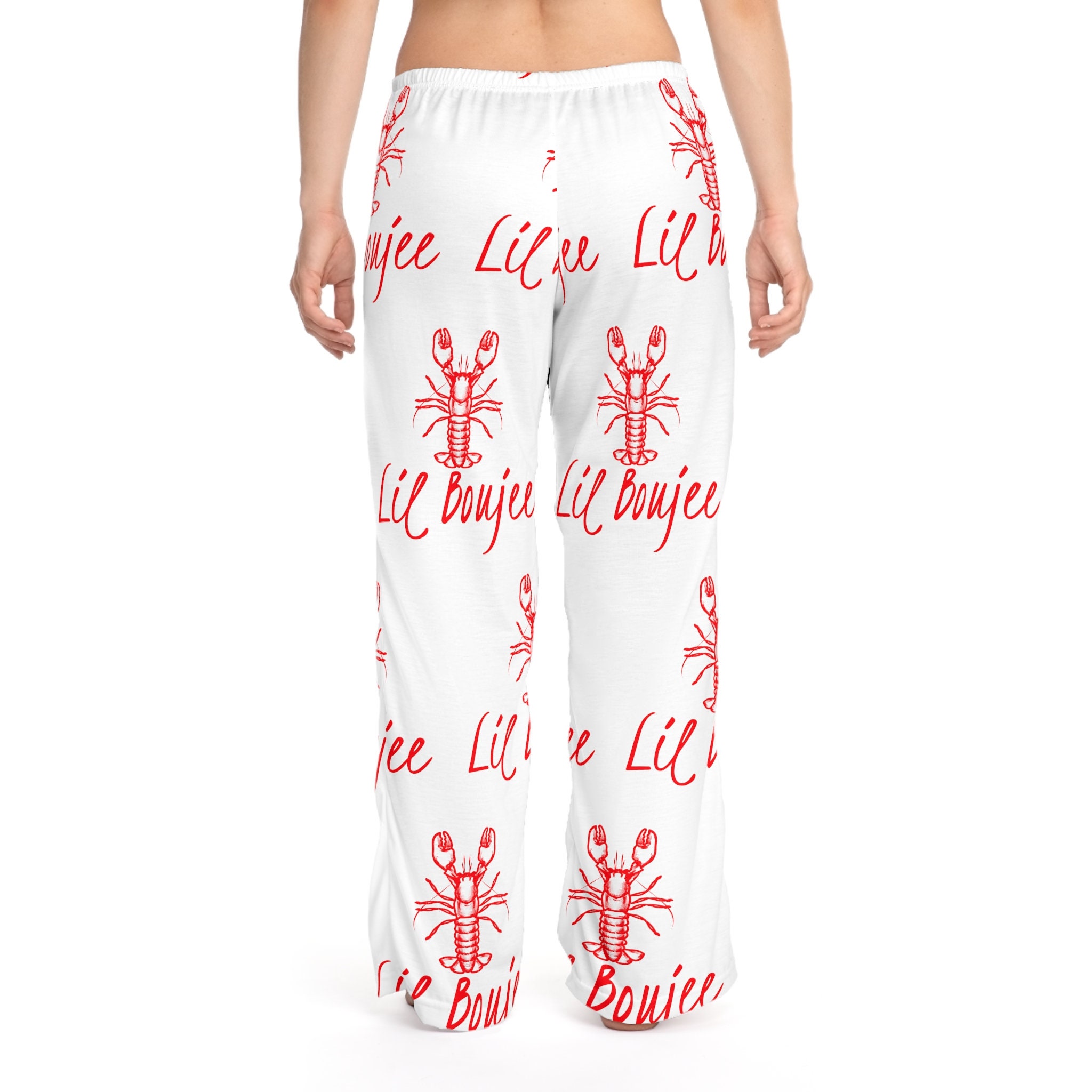 Lobster Women's Pajama Pants, Women's Loungewear, Relaxed Fit Pajama ...