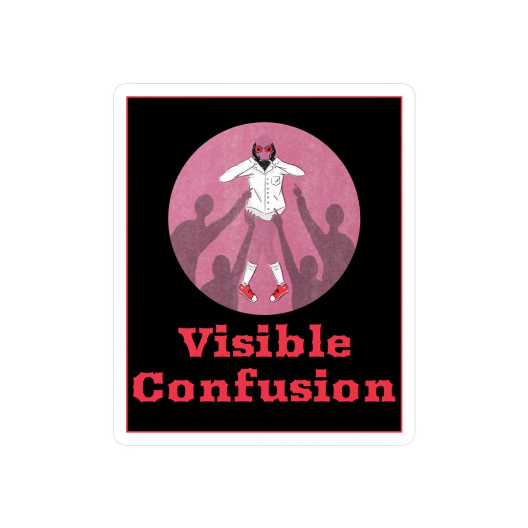 Visible Confusion Invisible Man Kiss-cut Vinyl Decals - Etsy