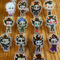 Homestuck Beta Trolls Grub Pins 2 limited Stock - Etsy