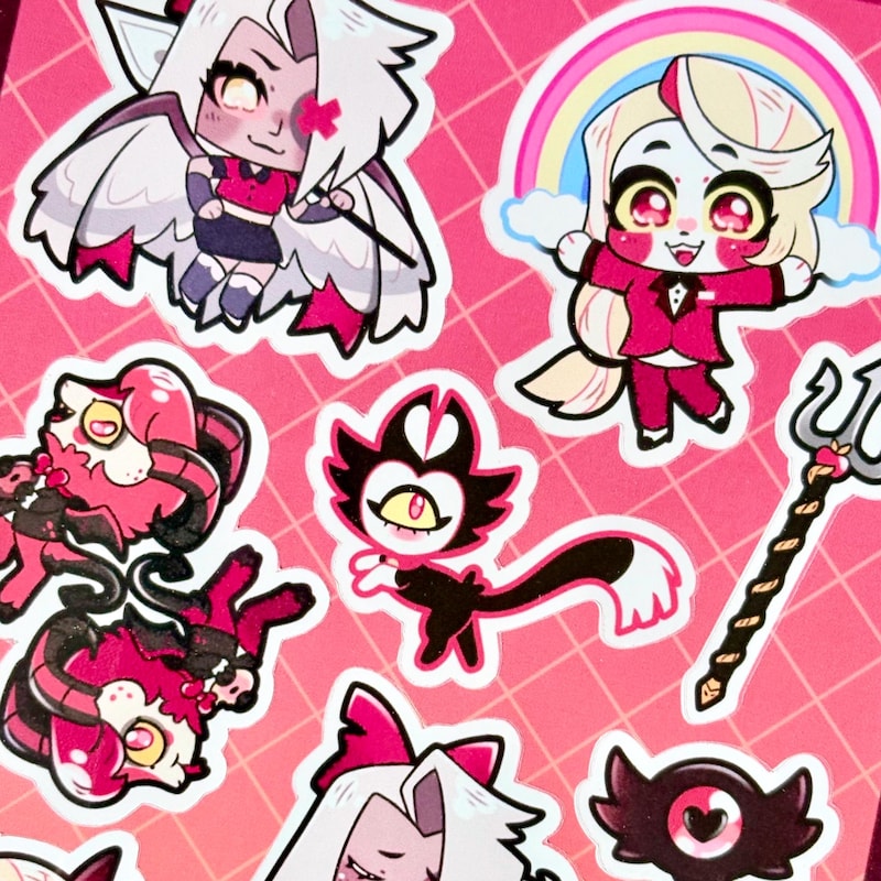 Hazbin Hotel Chibis - Etsy