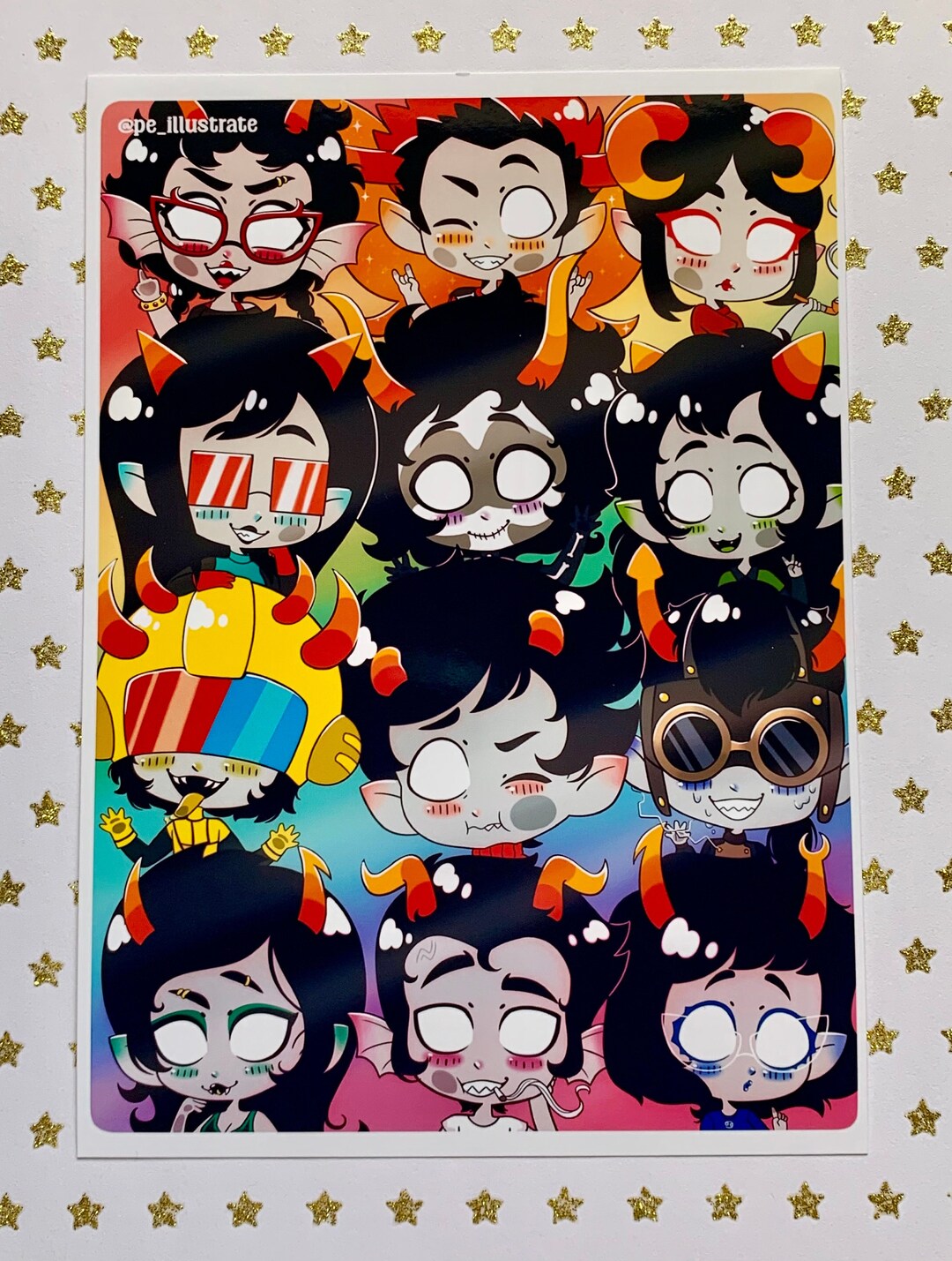 Homestuck Chibi Dancestors Art Print 5x7in - Etsy