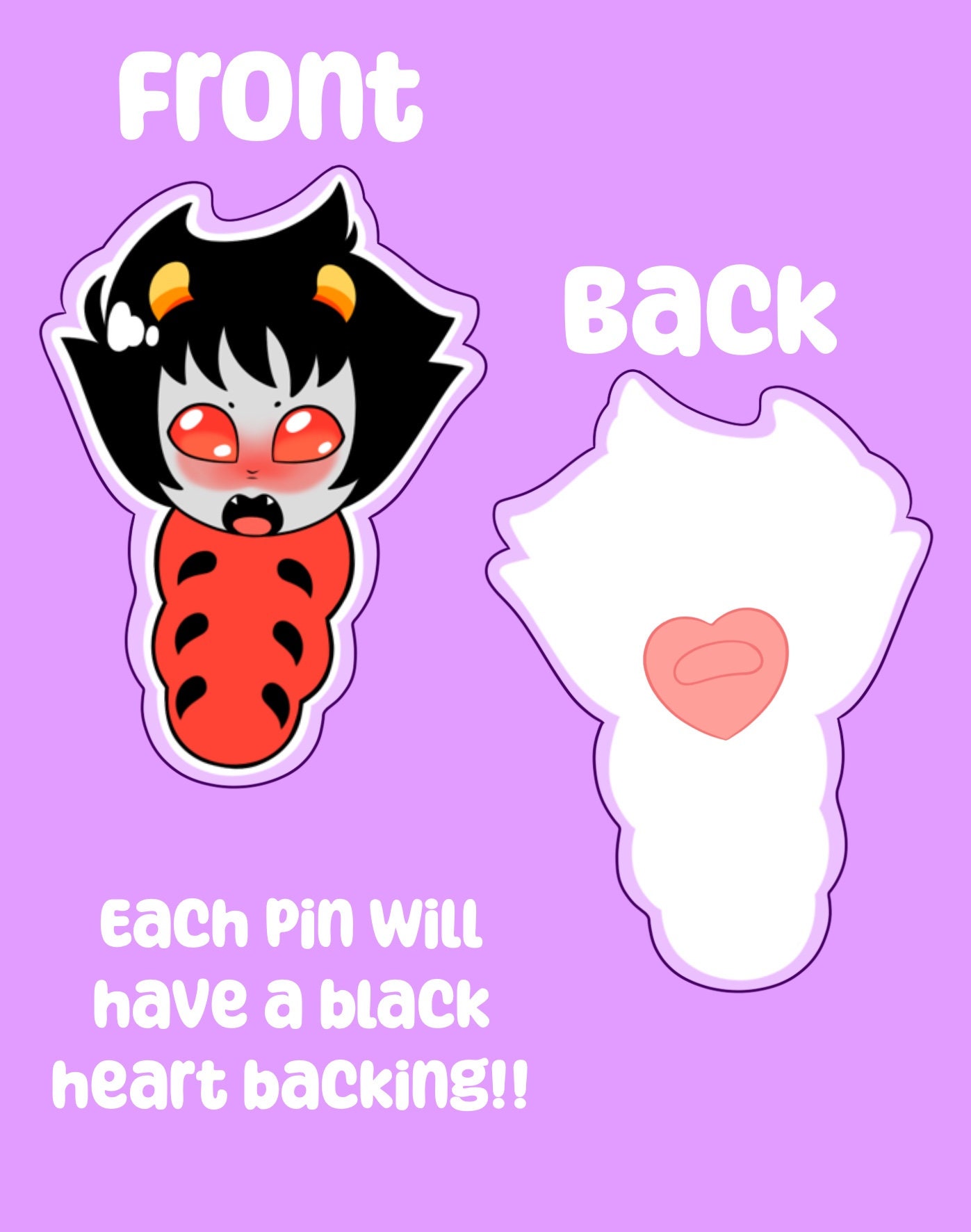 Homestuck Beta Trolls Grub Pins 2 PRE-ORDER CLOSED - Etsy