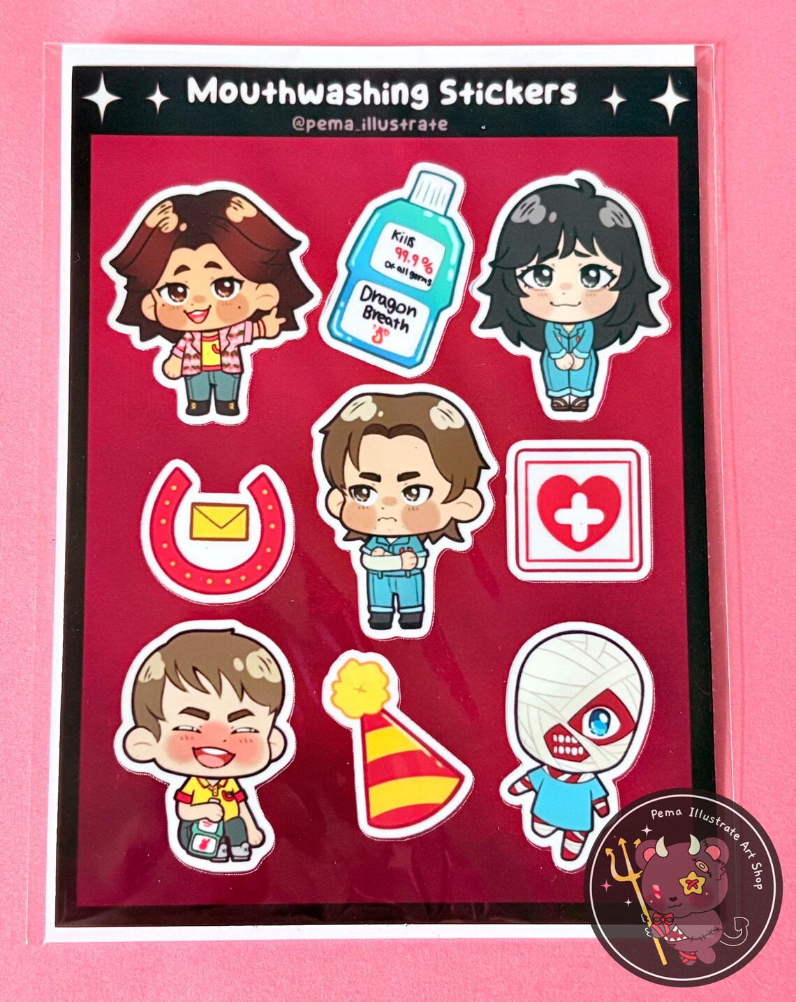 Mouthwashing Tulpar Crew Kiss-cut Sticker Sheet (4x6") - Etsy