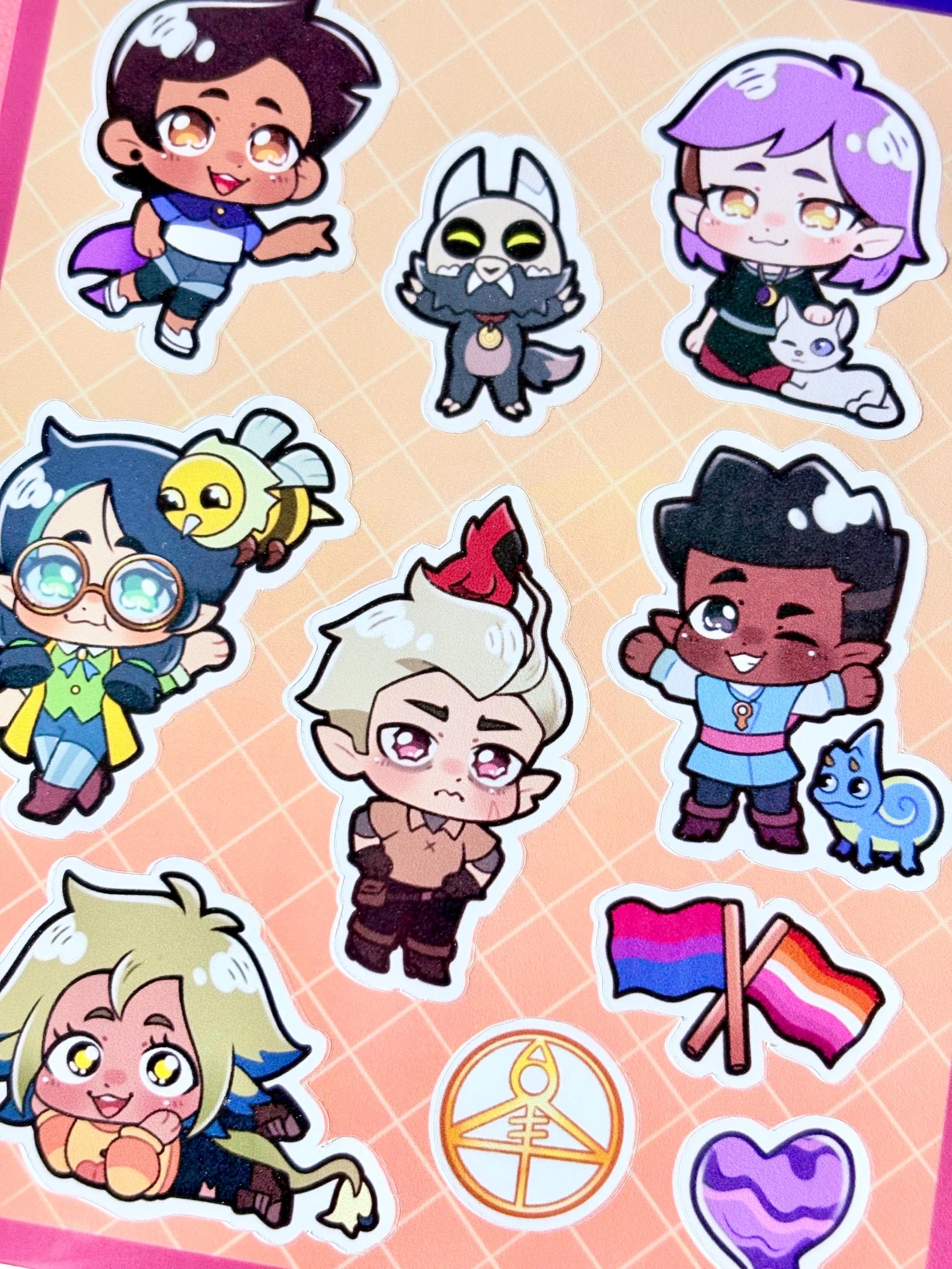 The Owl House Hexsquad Kiss Cut Sticker Sheet (4x6") - Etsy