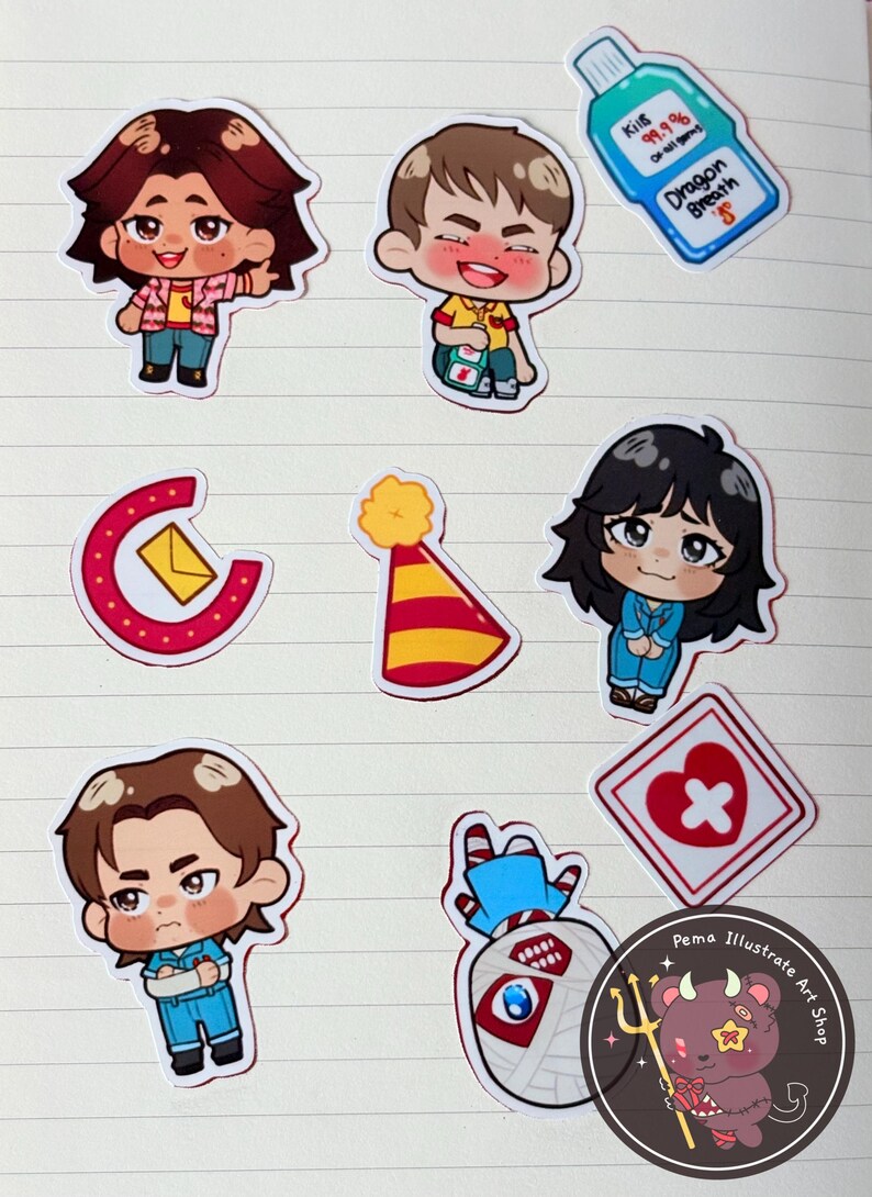 Mouthwashing Tulpar Crew Kiss-cut Sticker Sheet (4x6") - Etsy