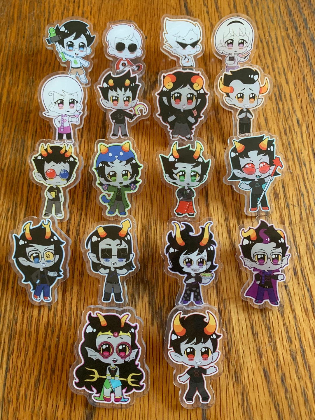 Homestuck Hiveswap Chibi Mini Acrylic Pins 2 limited Stock - Etsy