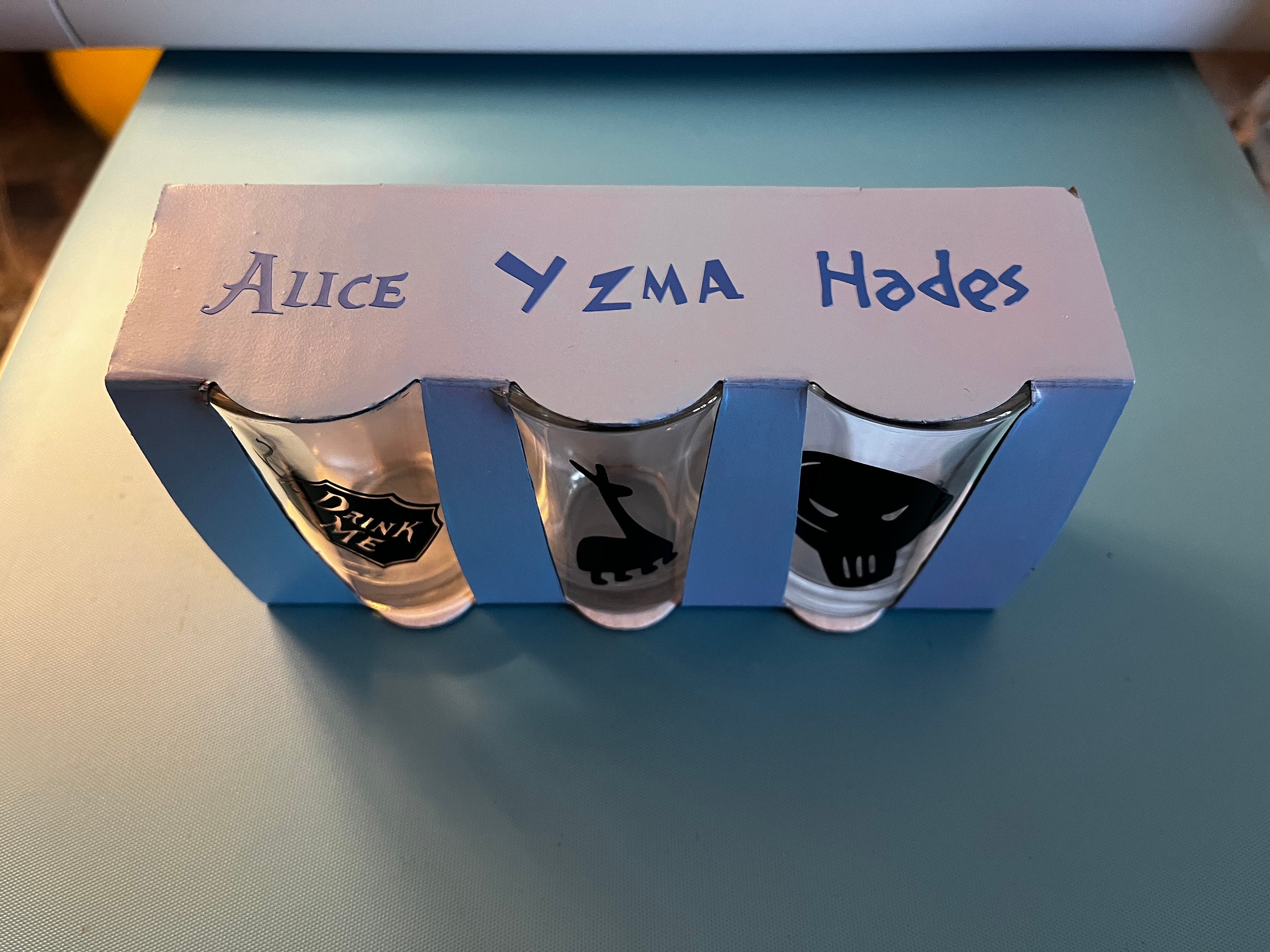 Pick Your Poison Shot Glasses (disney) Sally’s, Yzma, Hades, & Alice - Etsy