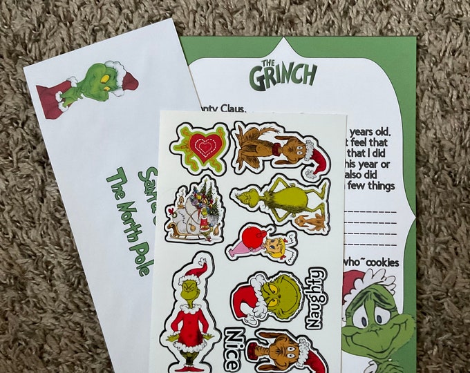 Santa Letters Grinchmas/ Nightmare Letters - Etsy