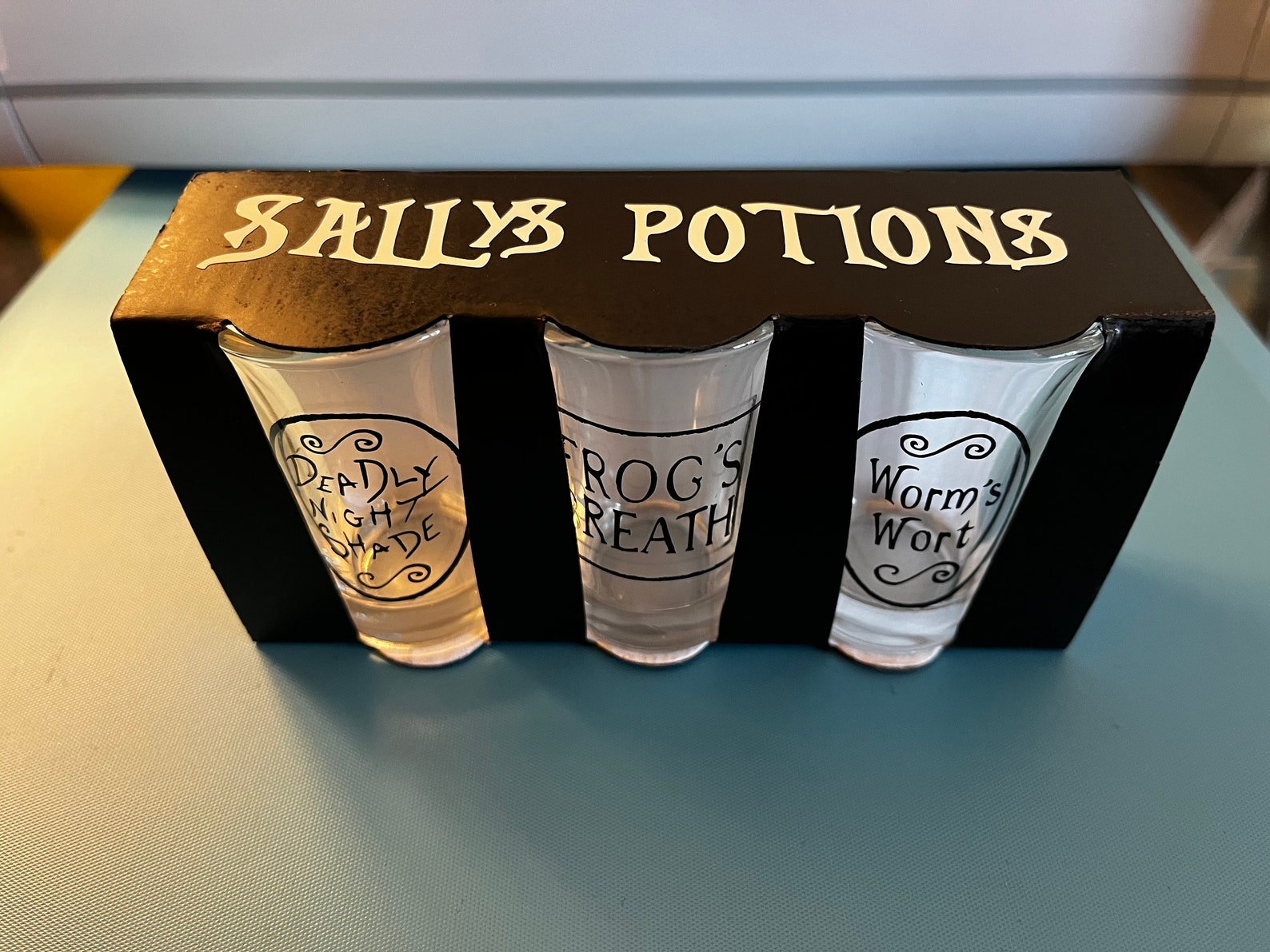 Pick Your Poison Shot Glasses (disney) Sally’s, Yzma, Hades, & Alice - Etsy