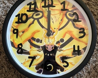 Naruto Wall Clock - Etsy UK