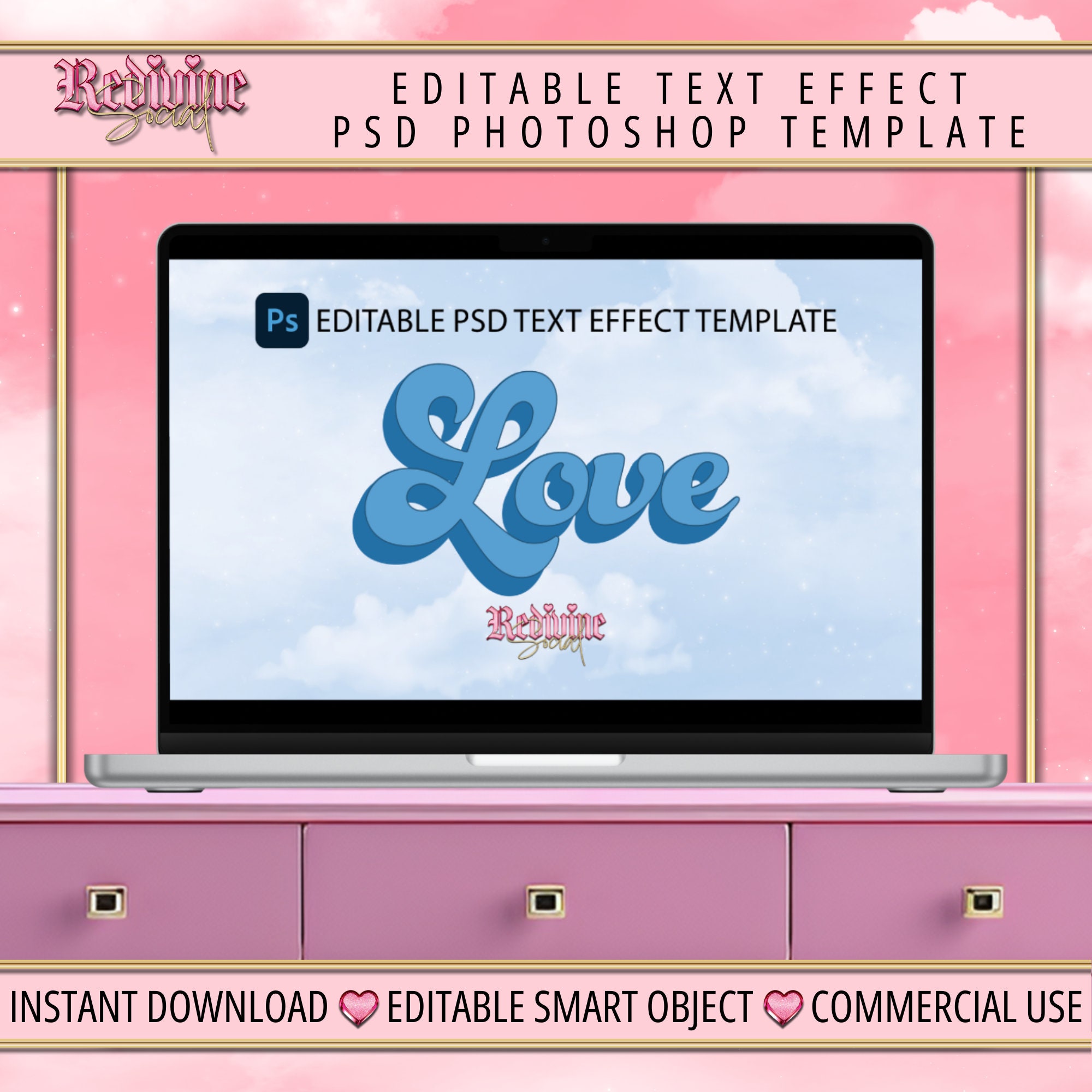 Adobe Photoshop Text Effect Template, PSD Text Effect, Photoshop Layer ...