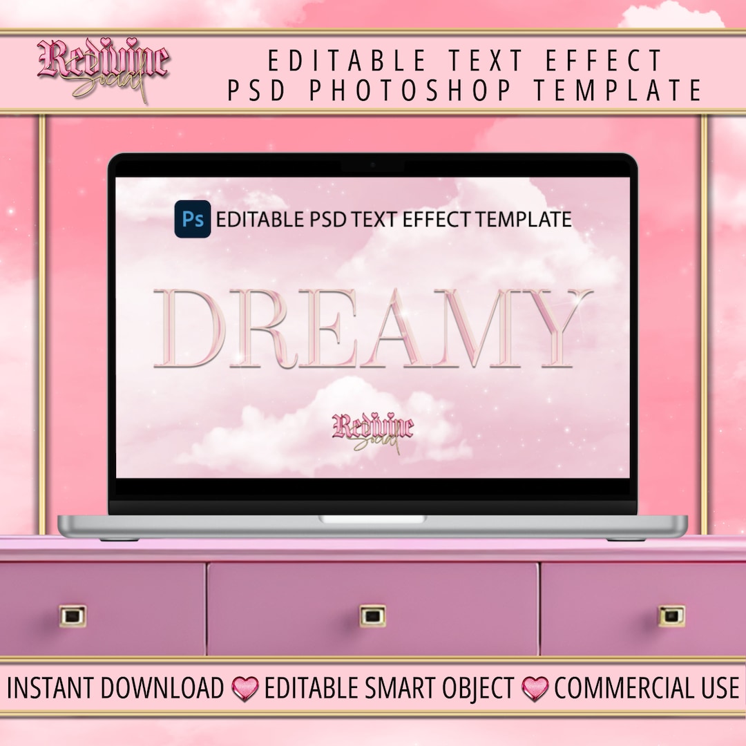 Adobe Photoshop Text Effect Template, PSD Text Effect, Photoshop Layer ...