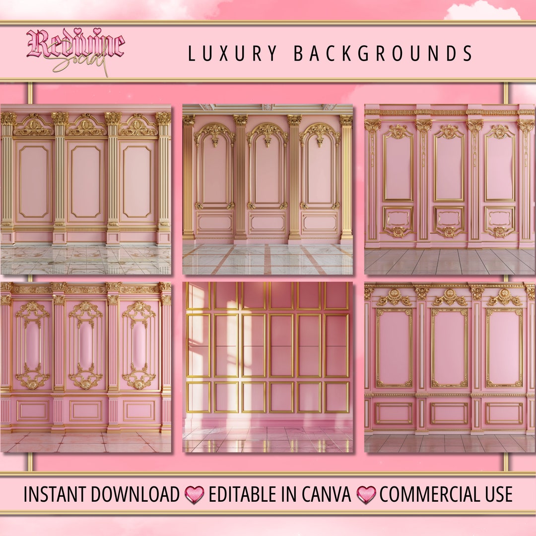 Glam Background, Luxury Backdrop, Digital Paper, Content Post, Glam ...