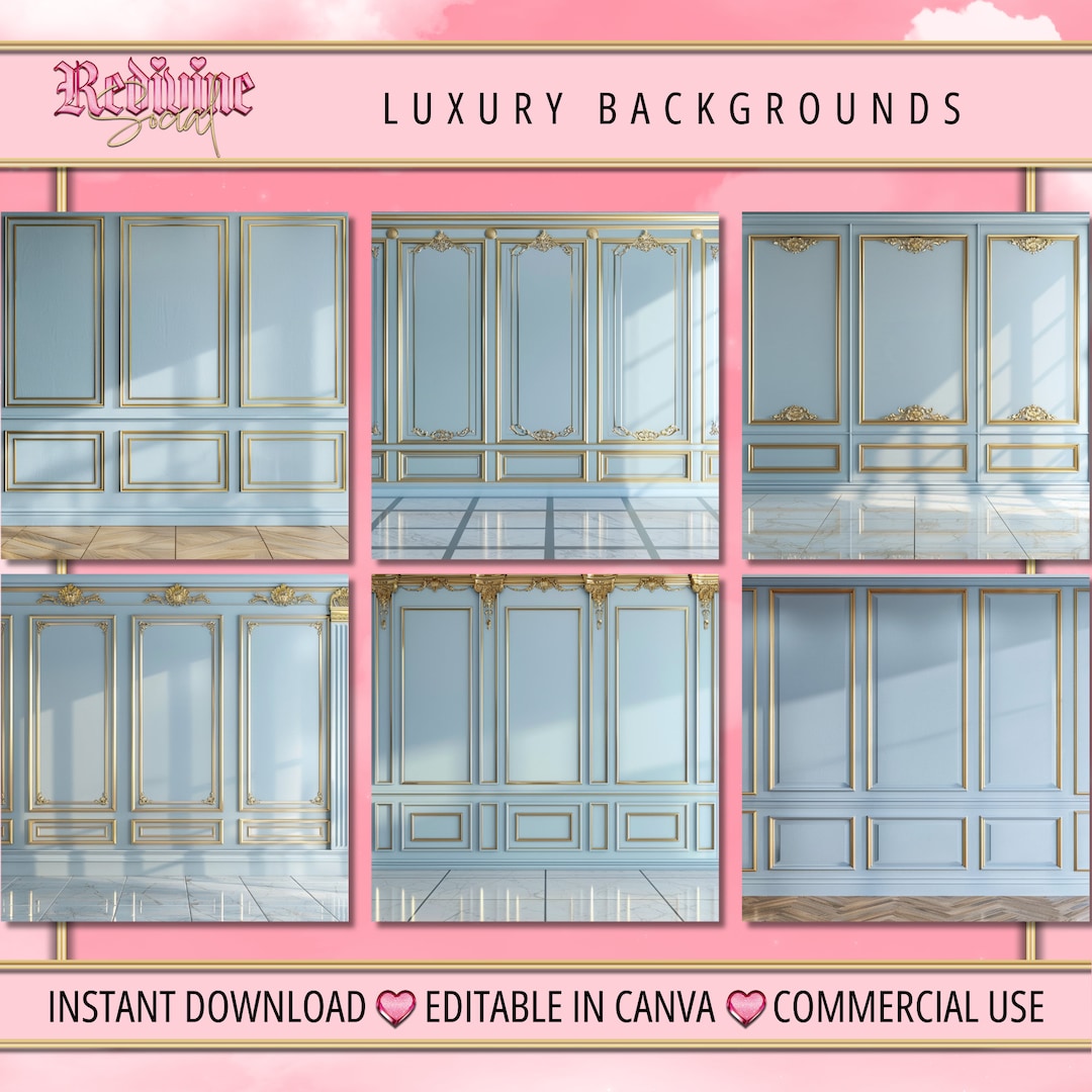 Glam Background, Luxury Backdrop, Digital Paper, Content Post, Glam ...