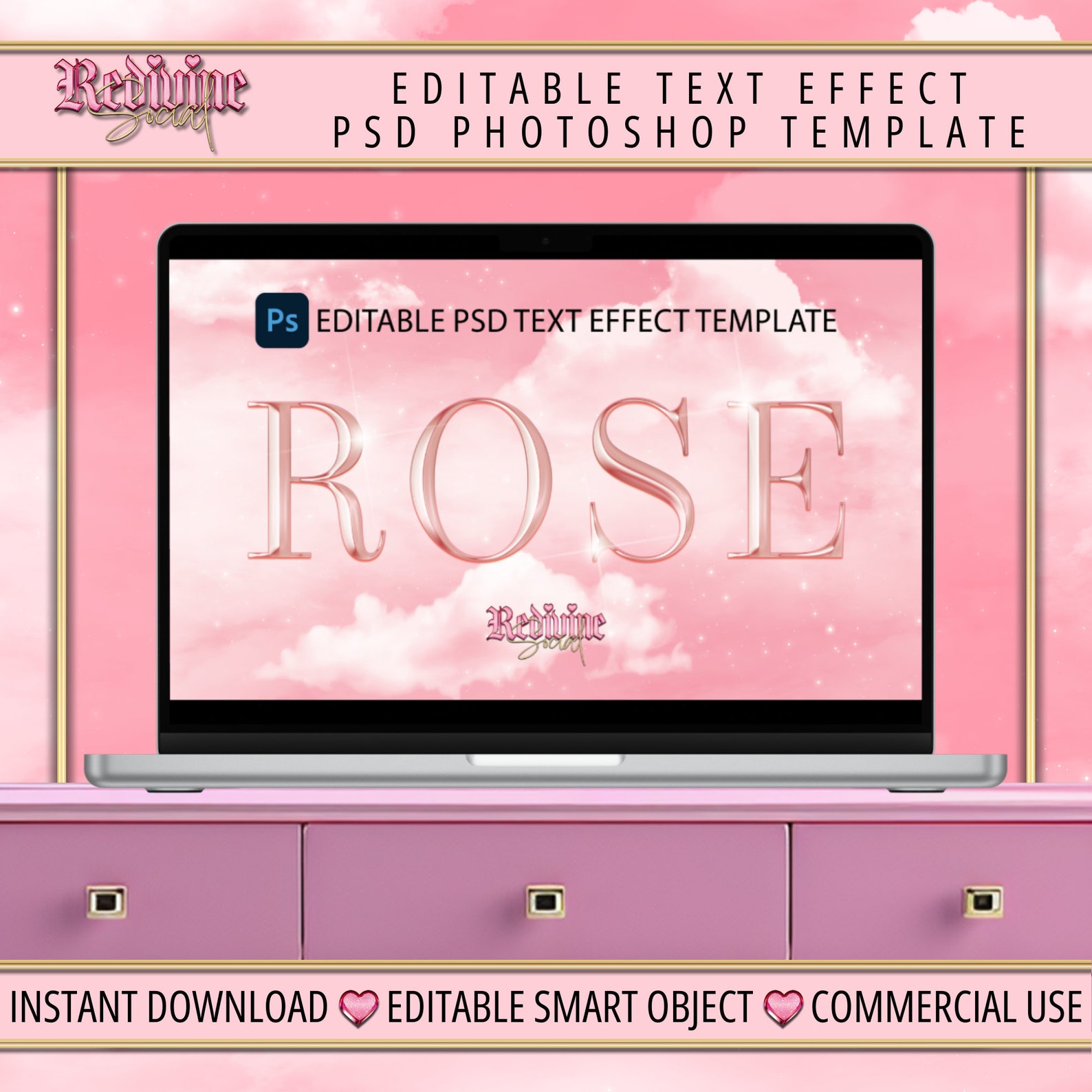 Adobe Photoshop Text Effect Template, PSD Text Effect, Photoshop Layer ...