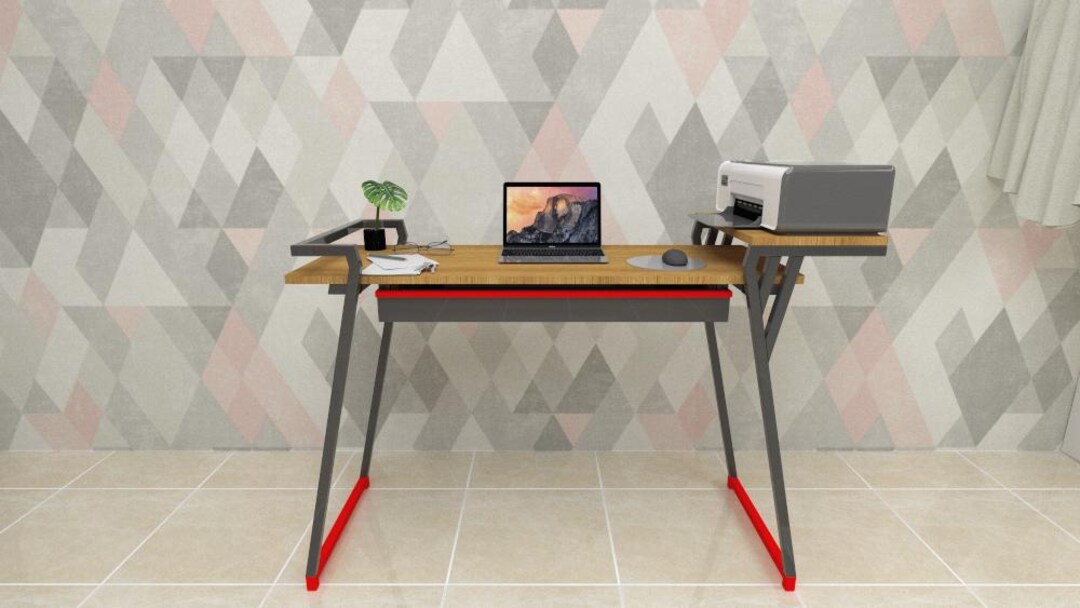 Computer Desk Digital Files Model Code:wbs078 (digital Files for CNC ...