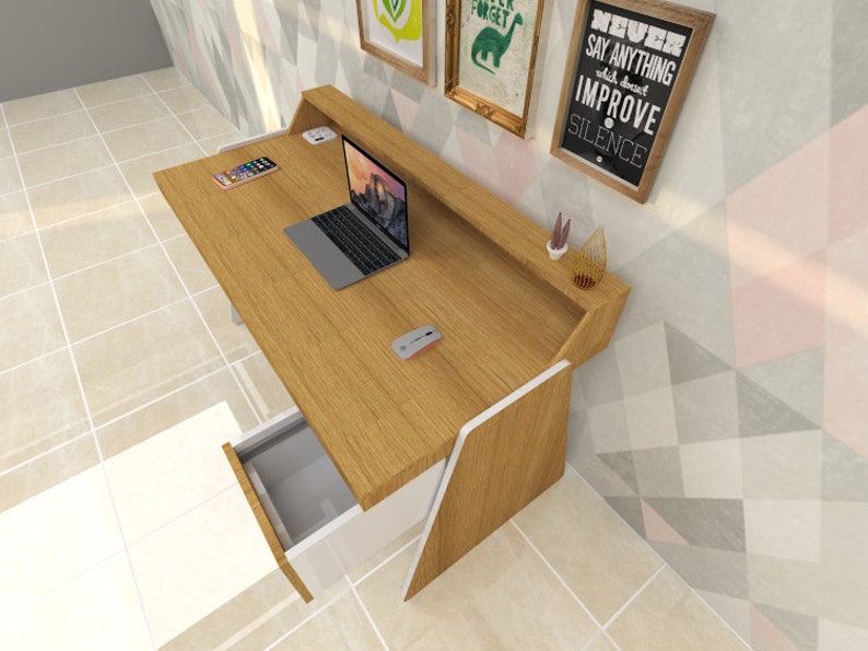 CNC Computer Desk Plans: DIY Digital Files (WBS084) - Etsy