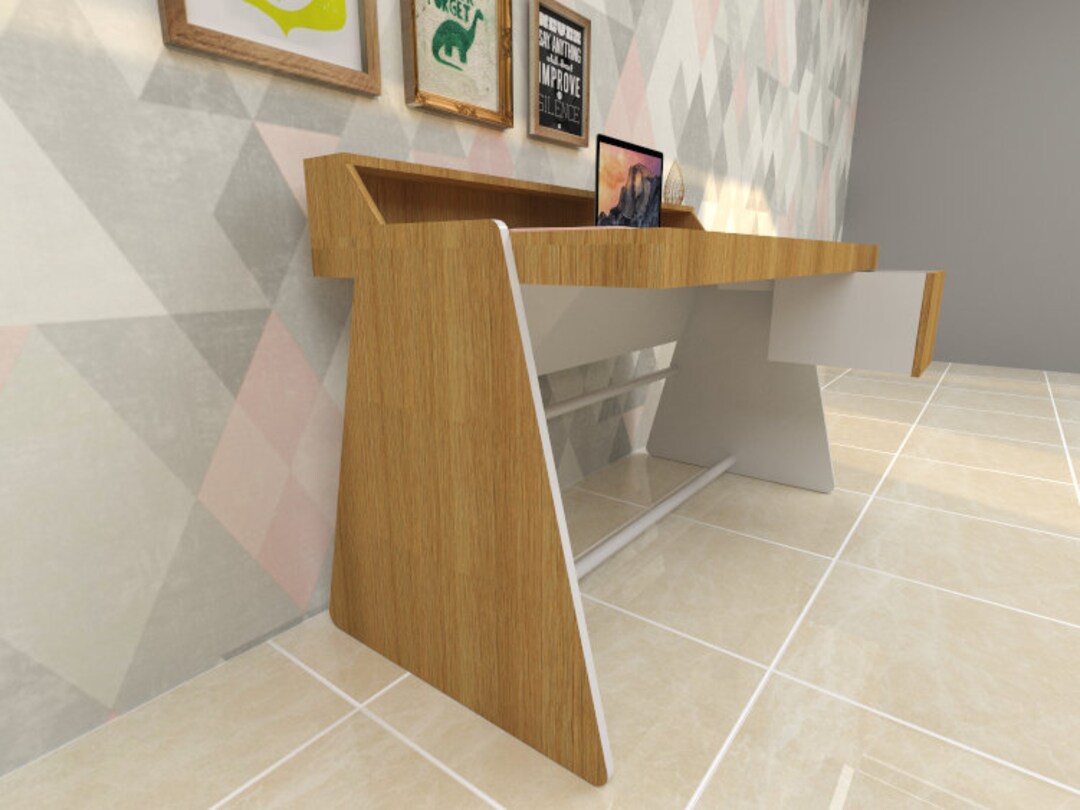 CNC Computer Desk Plans: DIY Digital Files (WBS084) - Etsy