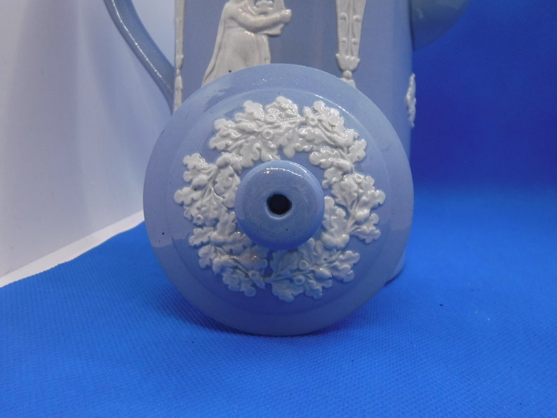 Dudson Brothers Vintage Light Blue Hanley Greco/roman Jasperware Coffee ...