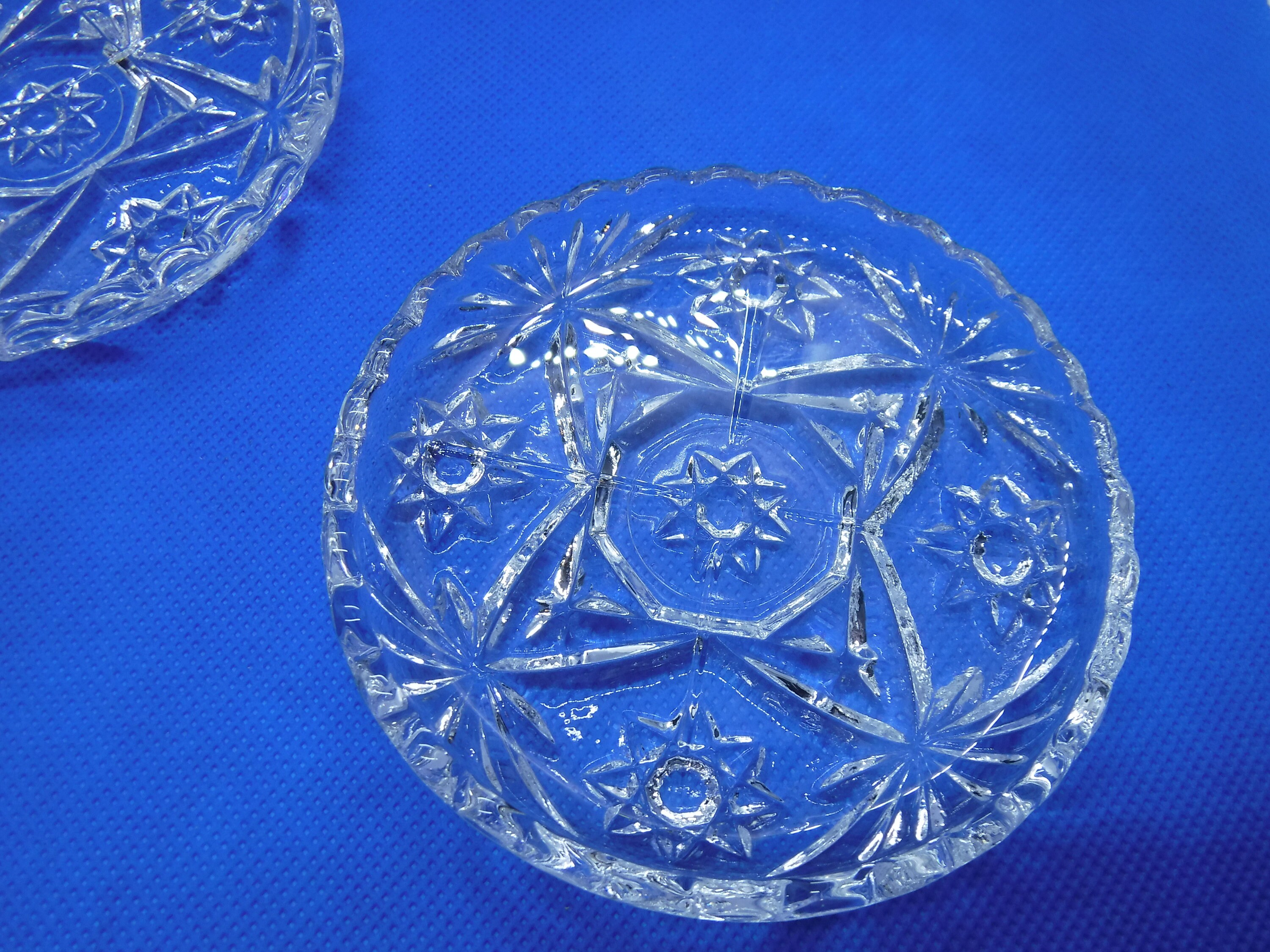 Anchor Hocking Prescut Clear Glass Coaster - Etsy