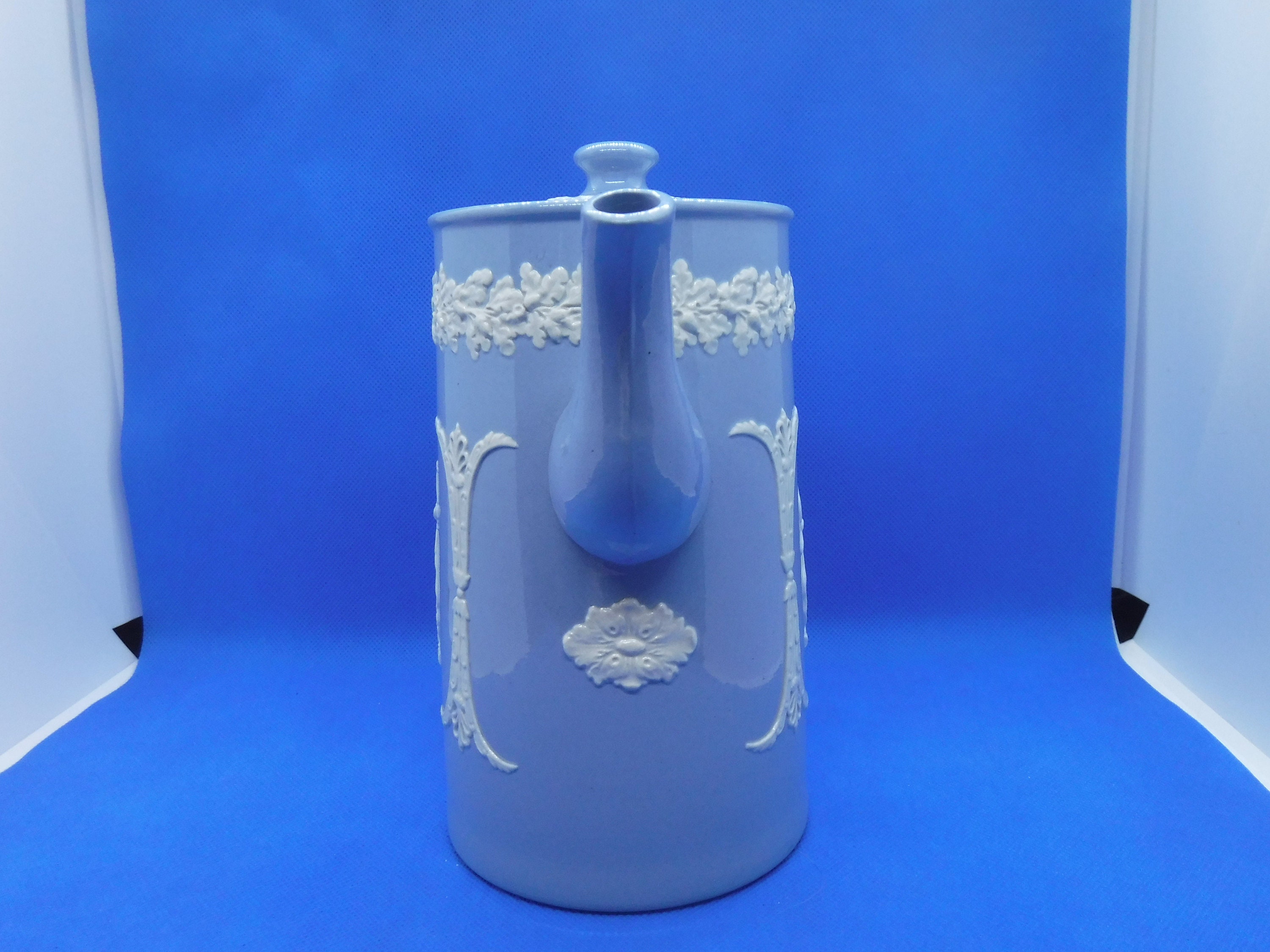 Dudson Brothers Vintage Light Blue Hanley Greco/roman Jasperware Coffee ...