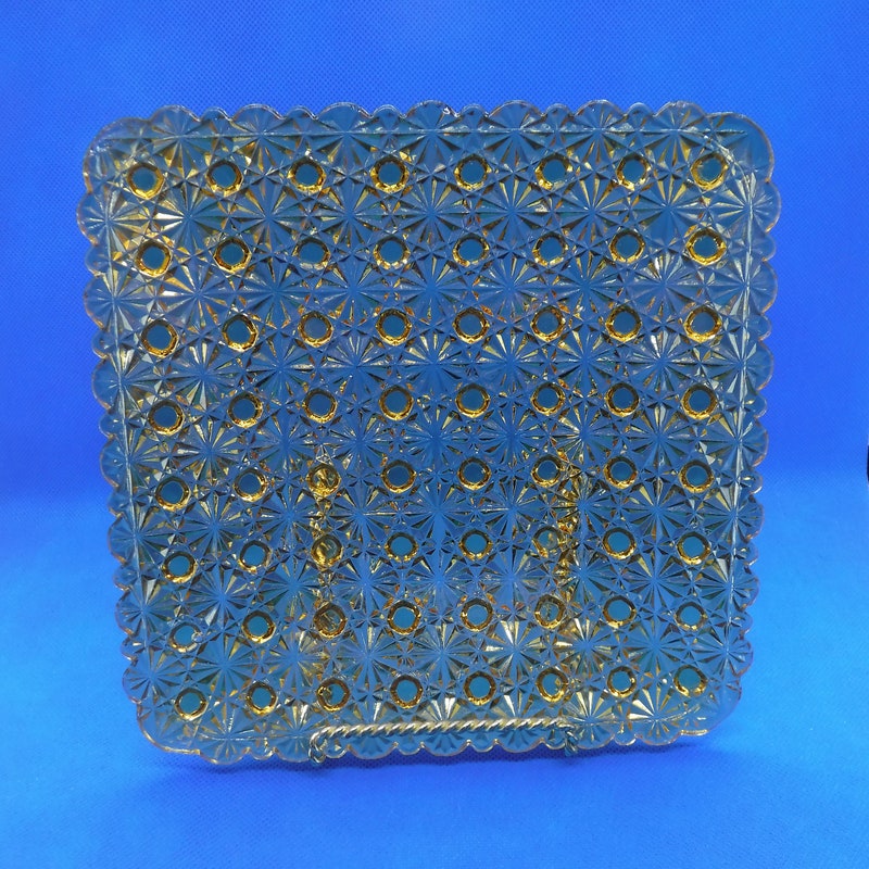 Square Glass Plate - Etsy