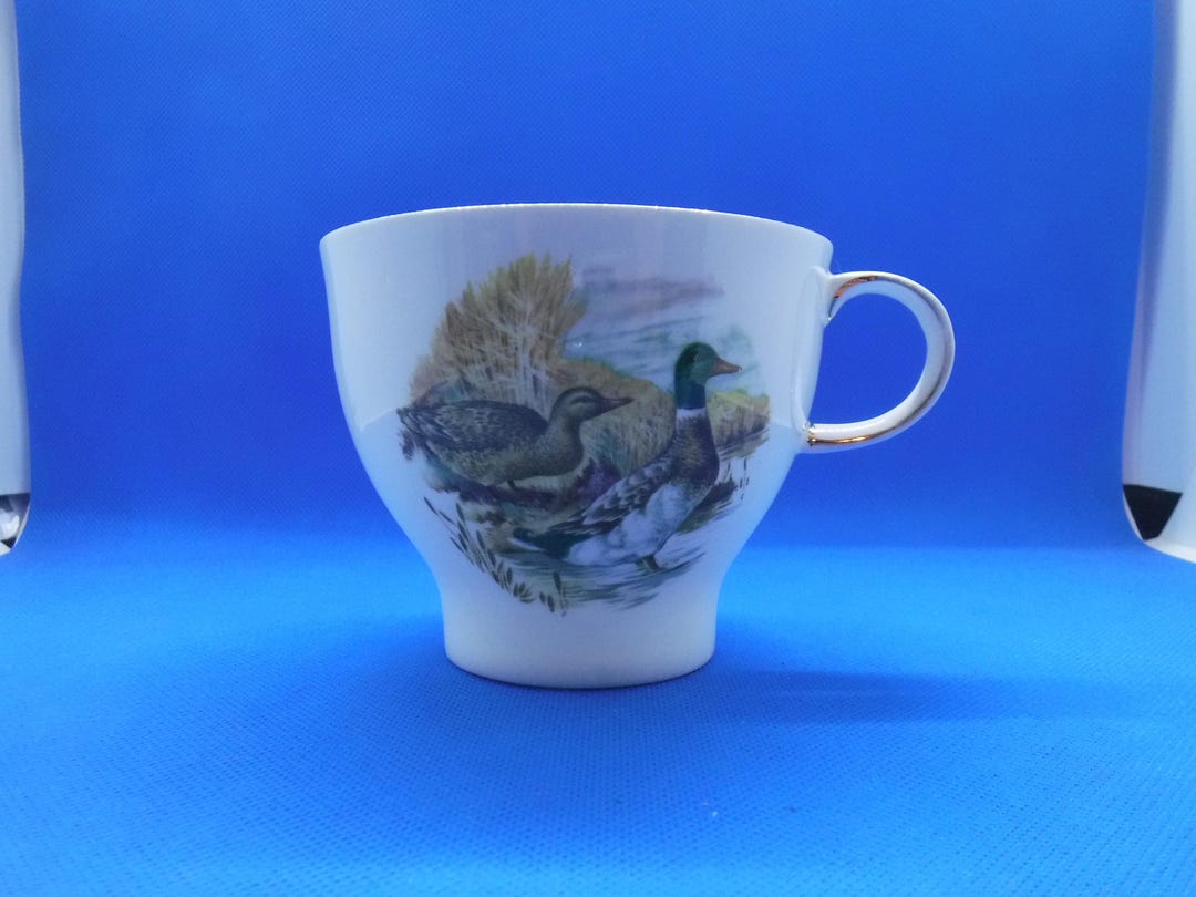 Elizabethan Bone China Mallard Duck Wetlands Oversized Tea Cup - Etsy