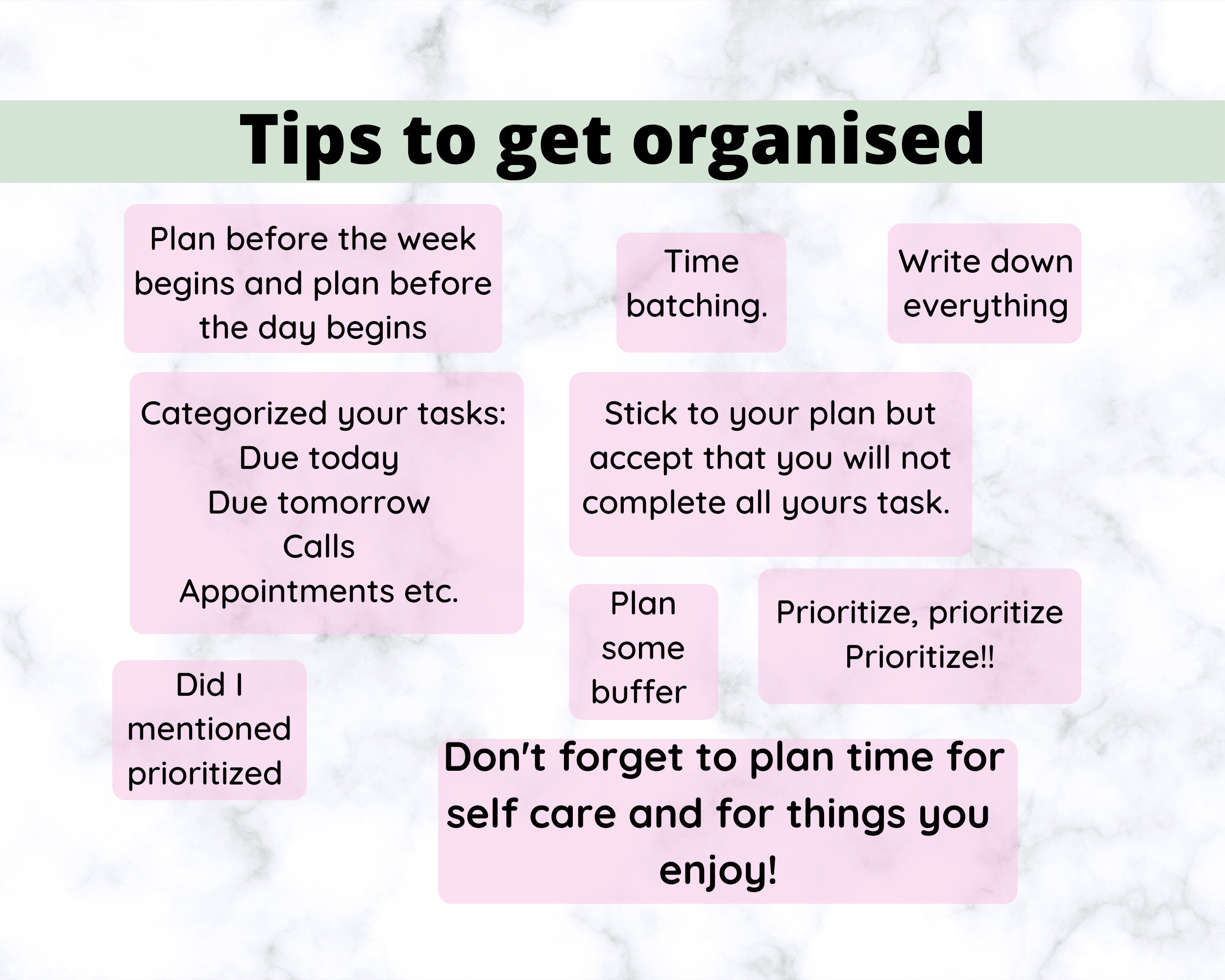 Editable and Printable Daily Weekly and Monthly Planner, to Do List ...