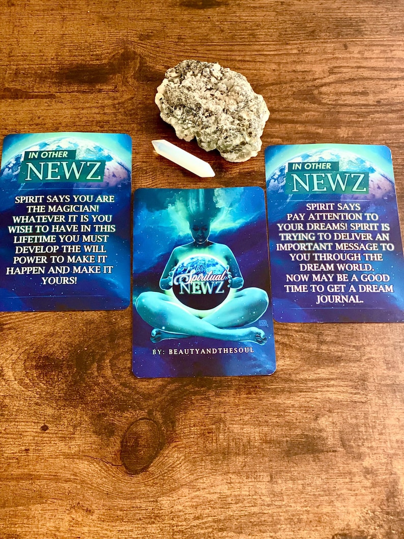 Spiritual Newz Oracle Deck: for Daily Guidance & Channeled Messages - Etsy