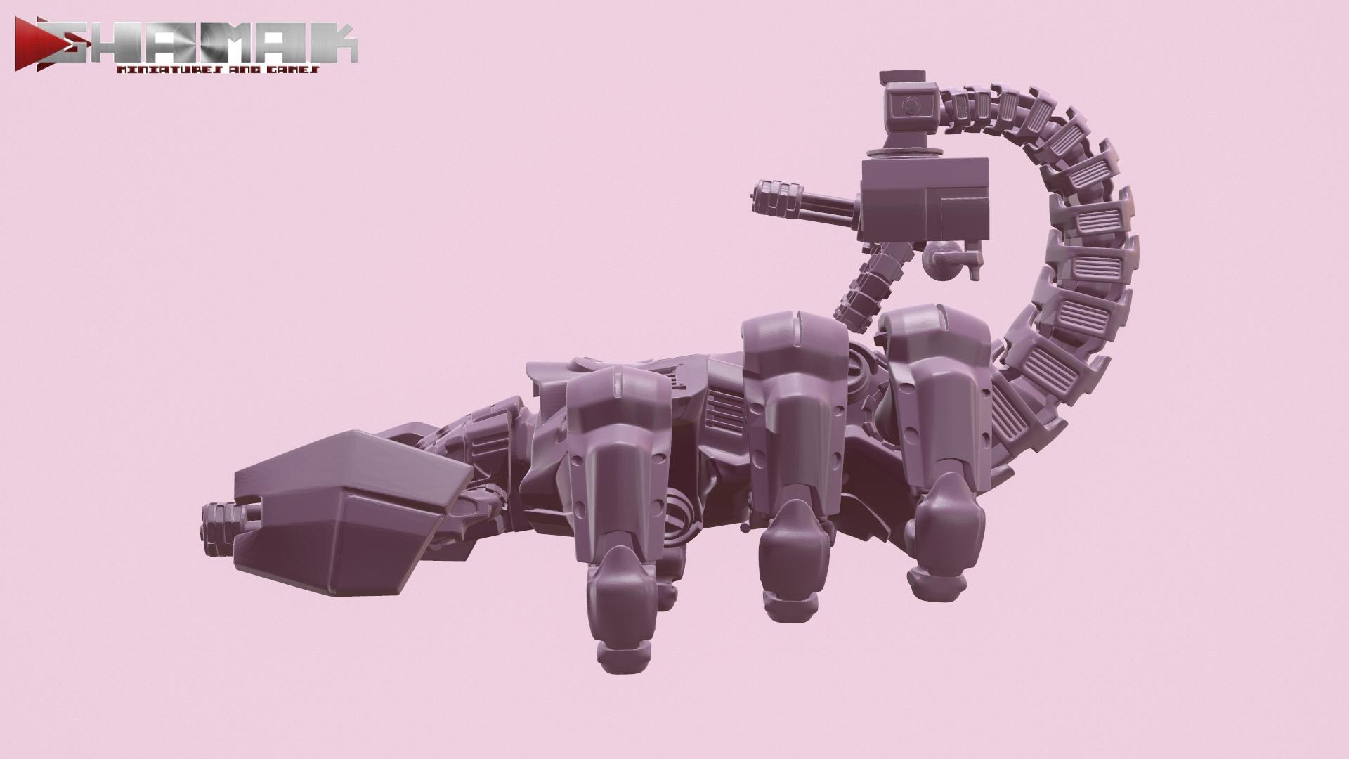 Mecha Scorpion 3D Printed Miniature Chaos Machine for Tabletop Wargames ...