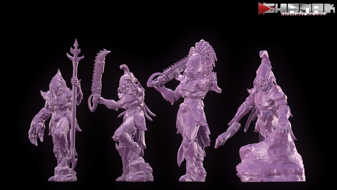 Elda Scorpio Space Elves Clan 3D Printed Miniatures for Tabletop ...