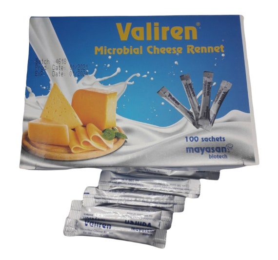 10 Sachets Valiren Microbial Cheese Rennet for Cheese Making - Etsy