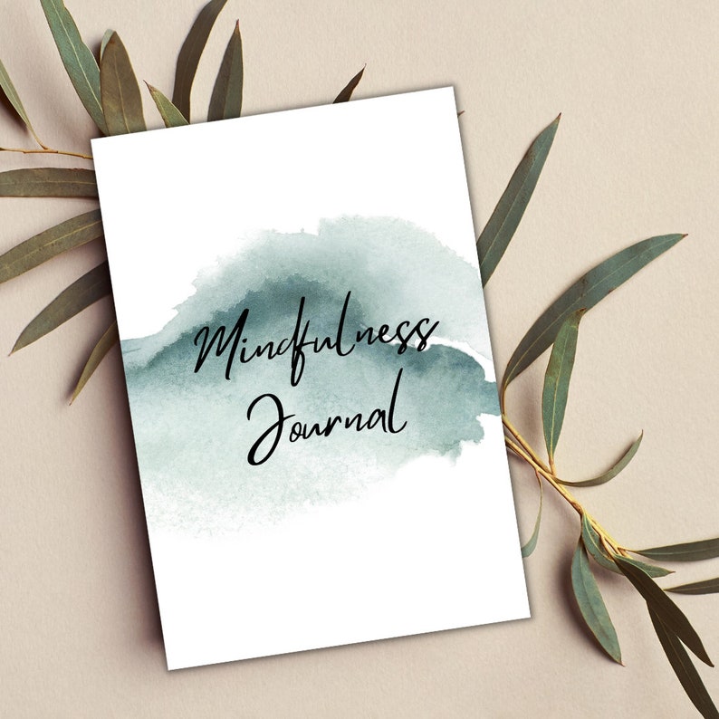 Mindfulness Journal Printable | Mental Health | Wellness Journal ...