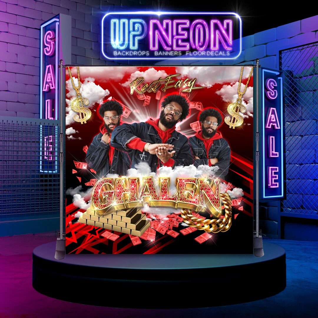 PRINTED or DIGITAL, Funeral Backdrop, Memorial Backdrop, in Loving ...