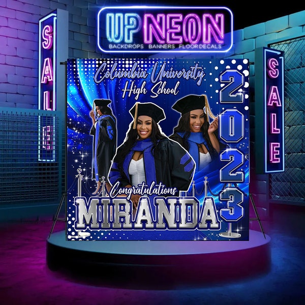 Royal Blue Grad Backdrop - Etsy