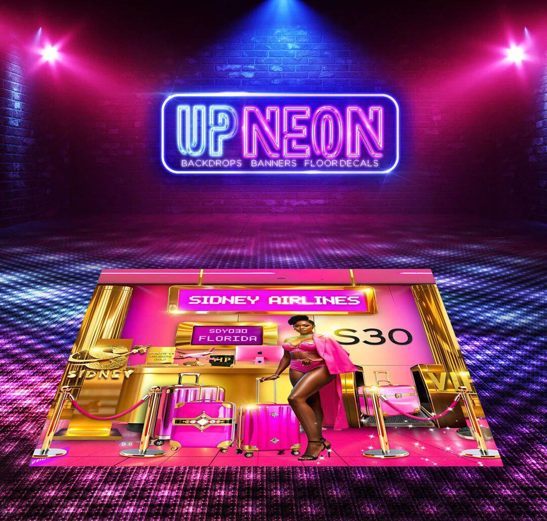 PRINTED or DIGIT Airport Floor Decal | Airplane Wrapper | Travel ...