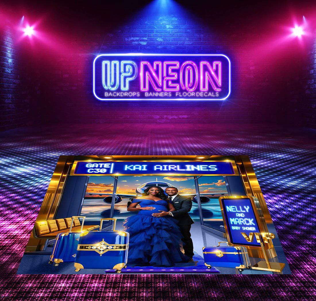 PRINTED or DIGIT Airport Floor Decal | Airplane Wrapper | Travel Baby ...