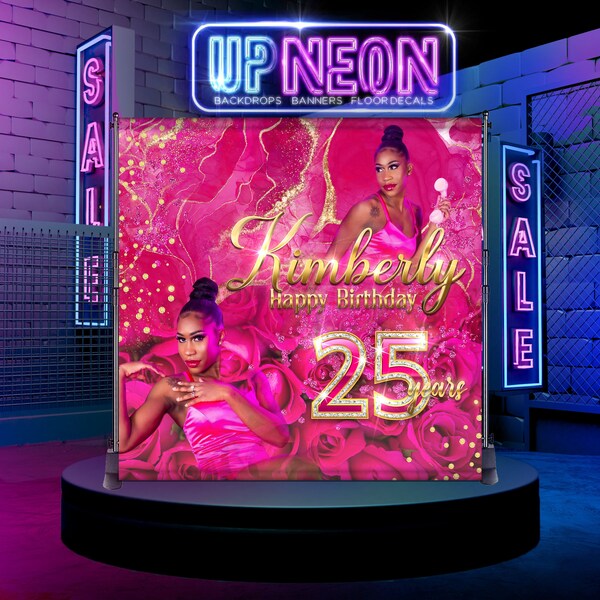 Hot Pink Banner - Etsy