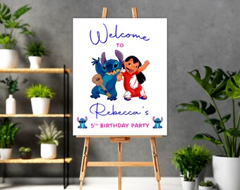 Lilo and Stitch Welcome Sign - Etsy Canada