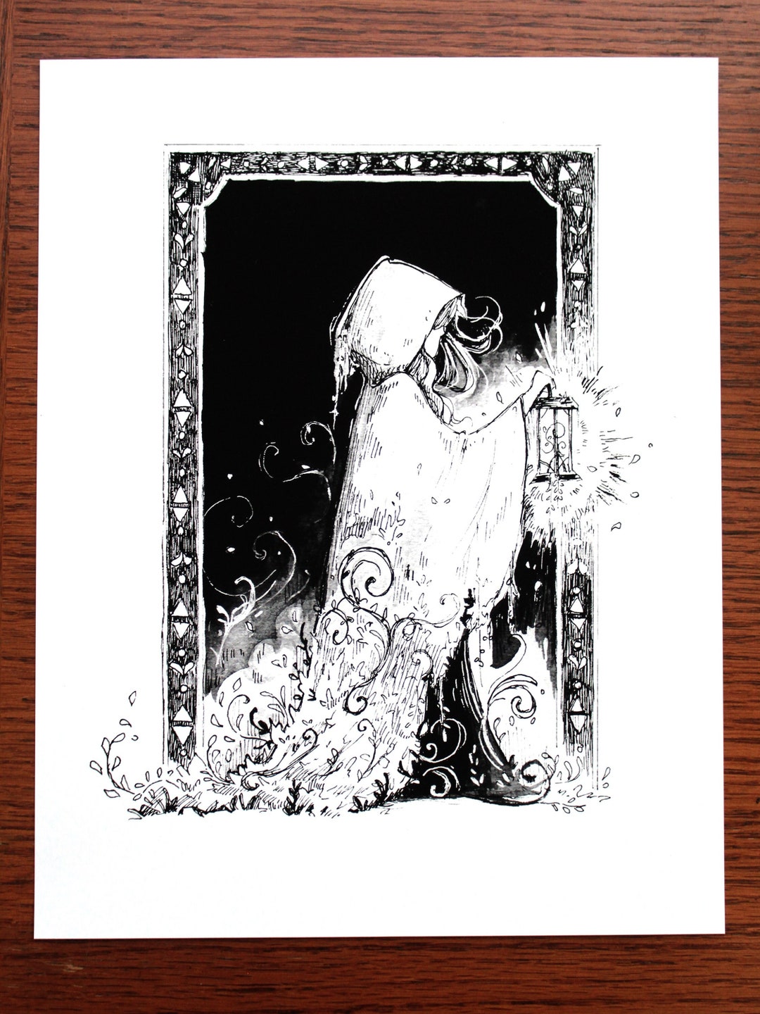 Magic Lantern Art Print - | Fantasy Art Print | Magical Art | Ink ...
