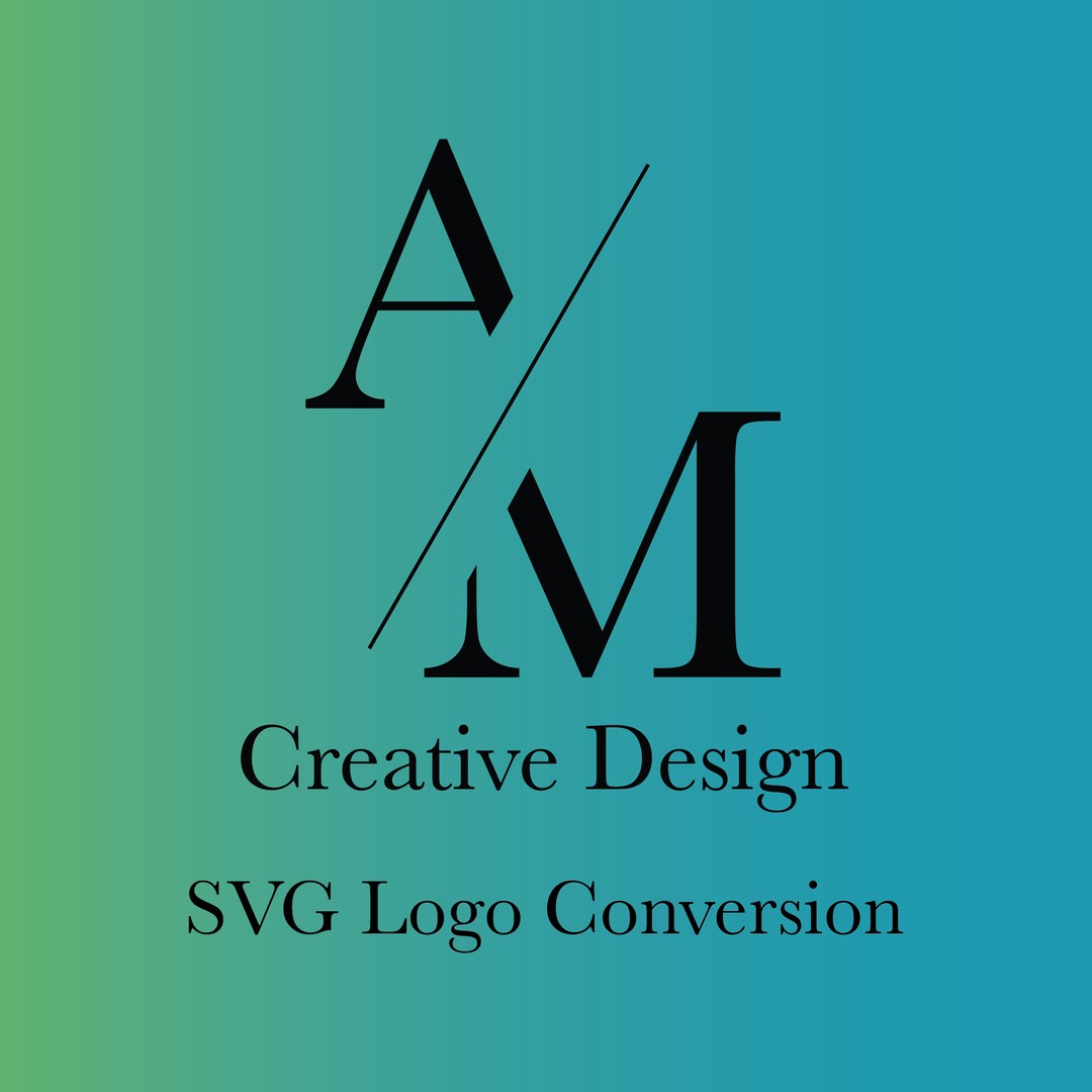 SVG Logo File Conversion - Etsy