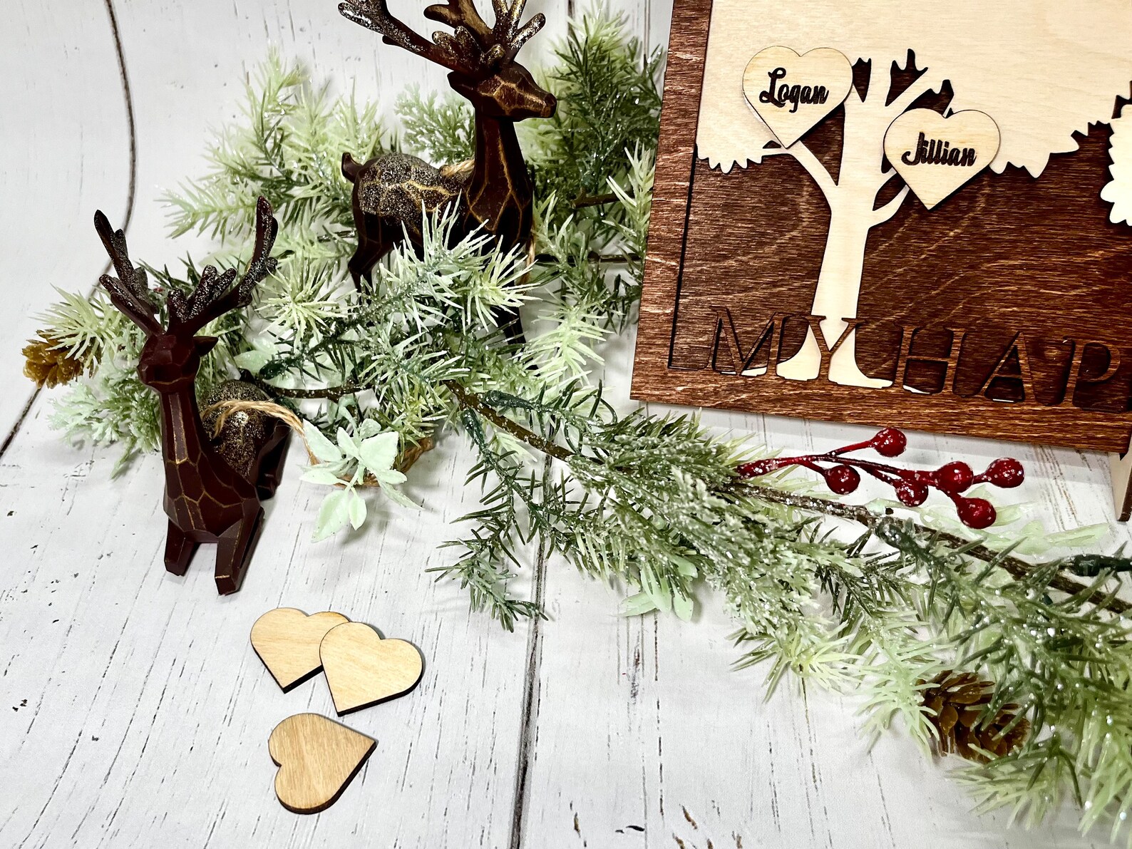 Personalized Wooden Family Tree Wall Art, Custom Design Family Tree ...