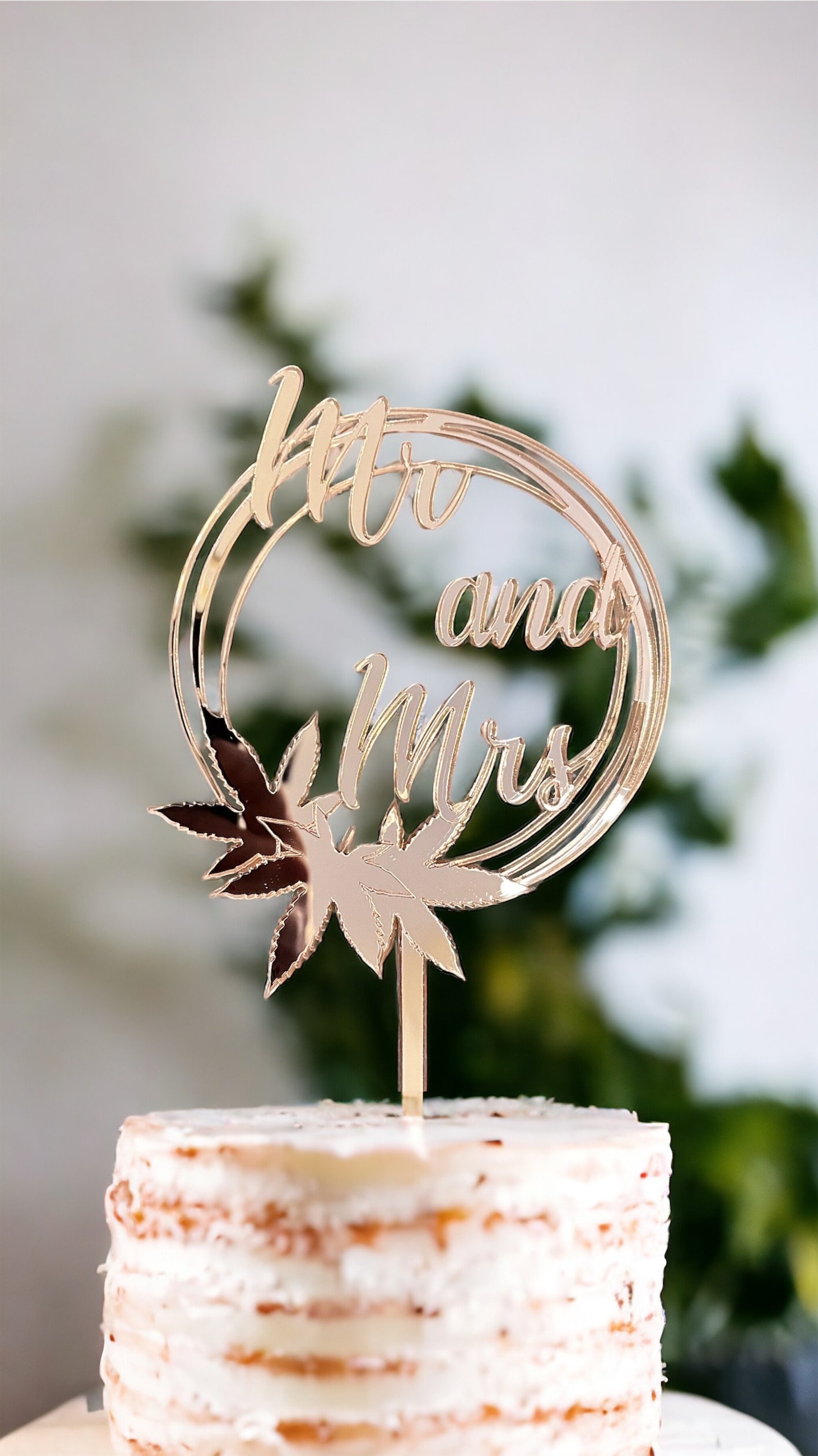 Marijuana Leaf Wedding Cake Topper, Pot Leaf 420 Weed Cake Decoration ...