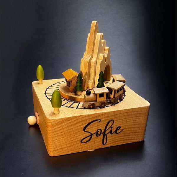 Wooden Music Box - Etsy