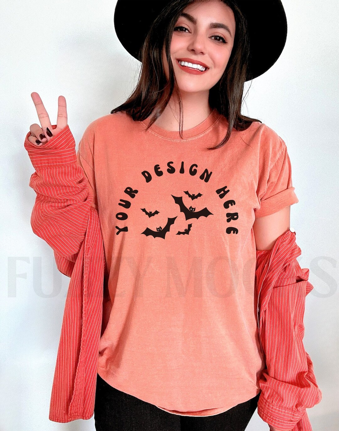 Yam Comfort Colors 1717 Mockup Yam Model Mockup Halloween - Etsy