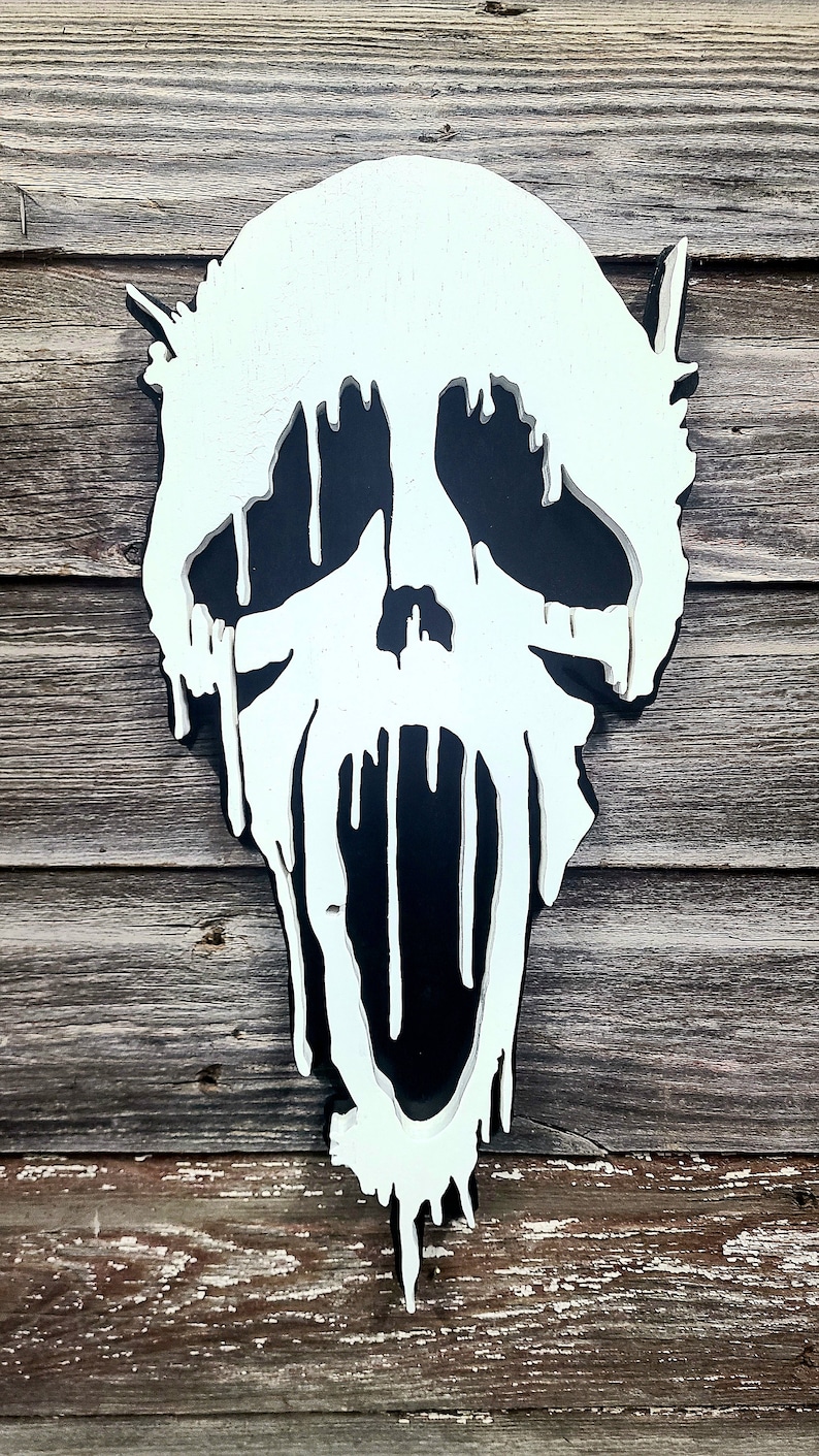 Ghostface | Scream | Horror Wooden Decor - Etsy