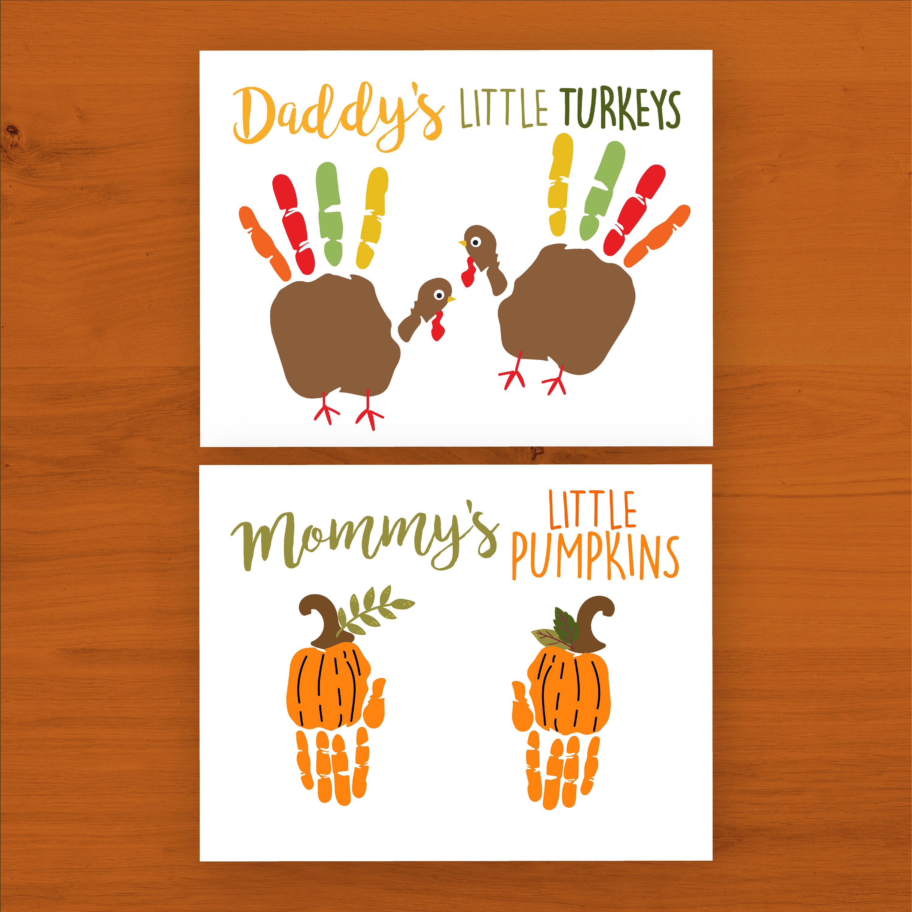 Thanksgiving Handprint Craft Bundle | Thanksgiving Preschool Craft ...